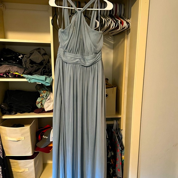 Birdy Grey | Dresses | Birdy Grey Dusty Blue Kiko Bridesmaid Dress ...